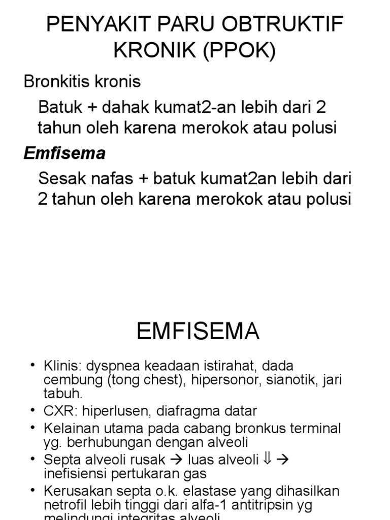 DR Sumardi PPOK - Emfisema-UII | PDF