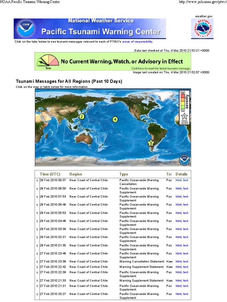 NOAA Pacific Tsunami Warning Center | PDF | Oceanography