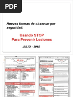 Tarjetas STOP