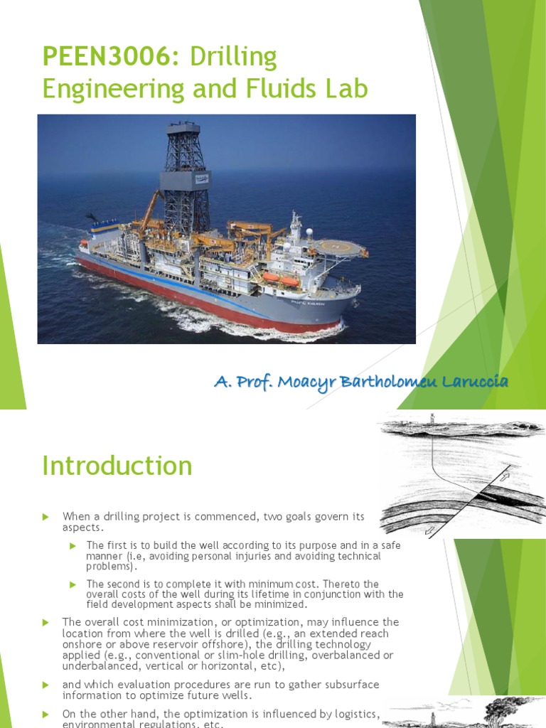 Drilling Engineering Fundamentals | PDF | Drilling Rig | Offshore Drilling