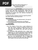 ECCE Speaking Test Scenarios | PDF | English Language