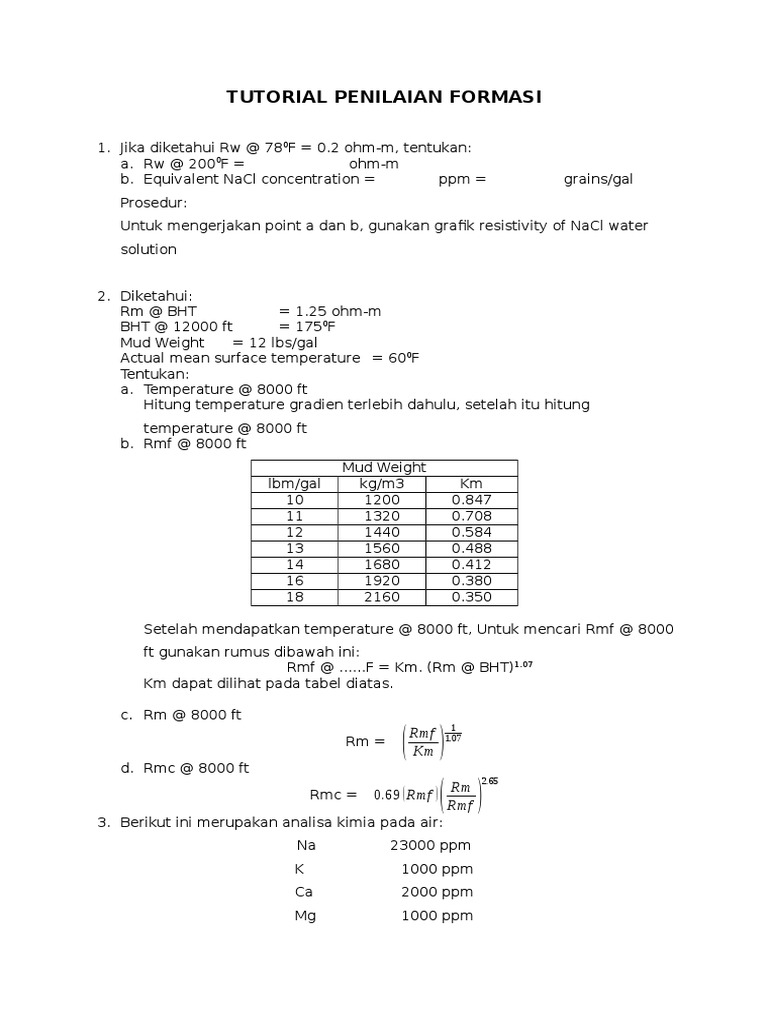Tutorial Penilaian Formasi | PDF | Sains & Matematika | Teknologi & Rekayasa