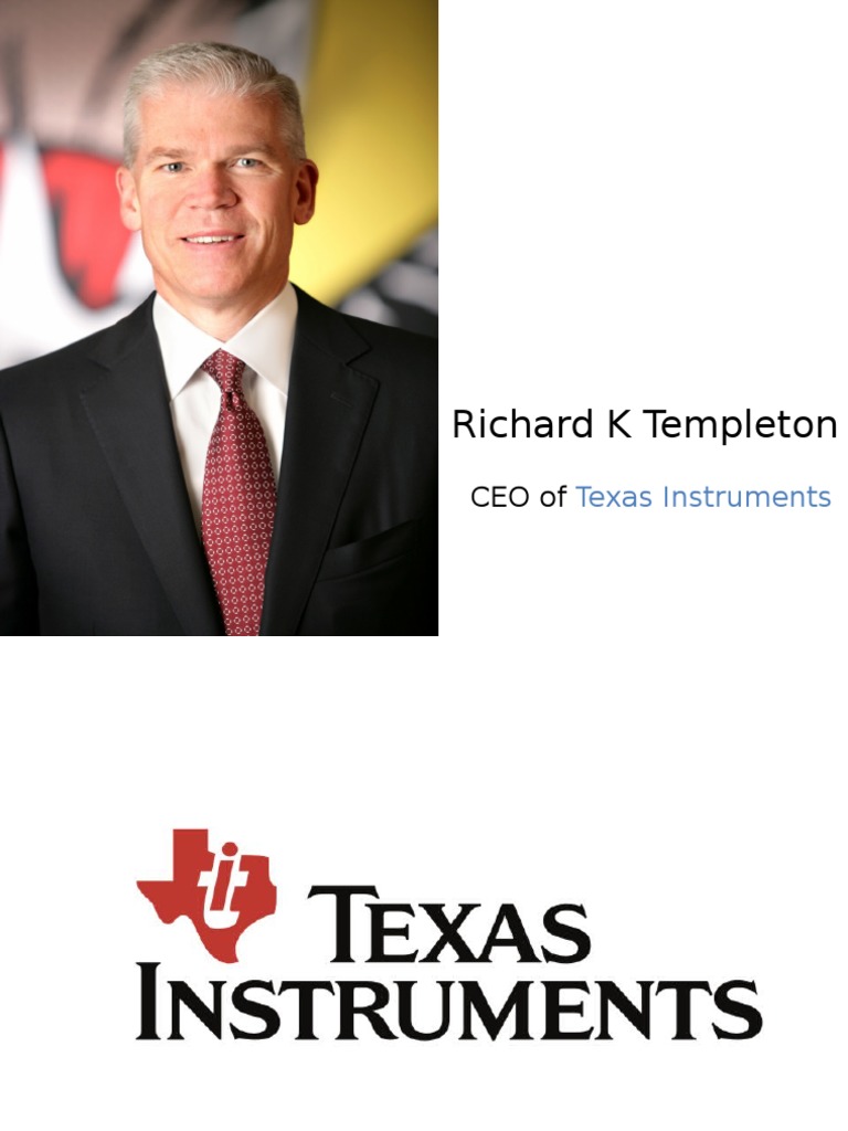 Texas Instruments-Richard K Templeton | PDF | Business