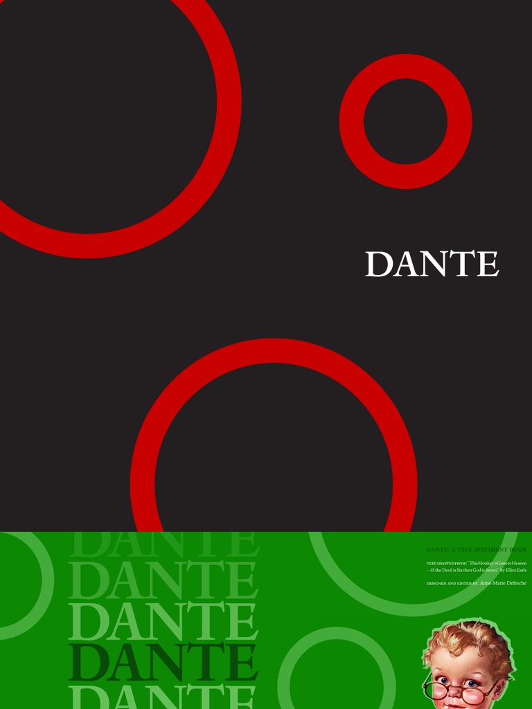 Dante: Type Specimen Book | PDF | Typefaces | Typography