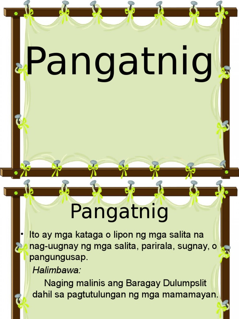 Pangatnig | PDF