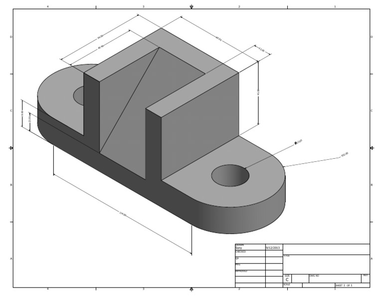 Sony 9/12/2013: Drawn Checked QA MFG Approved DWG No Title | PDF ...