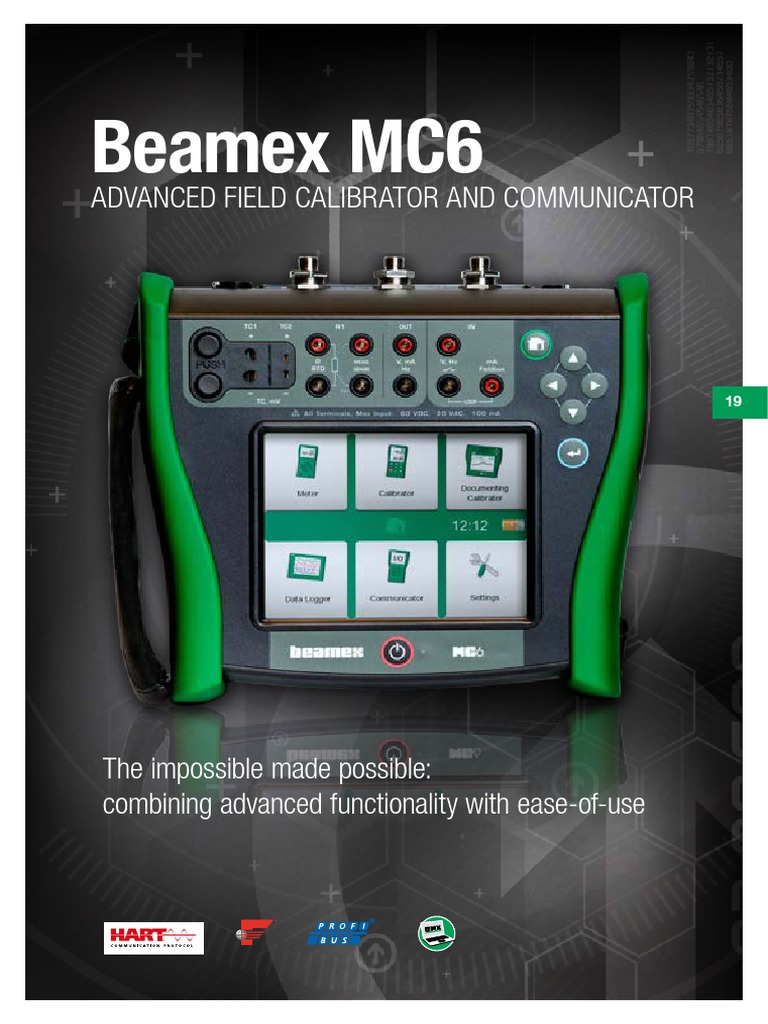 Beamex MC6: Advanced Calibration Tool | PDF | Calibration | Hertz