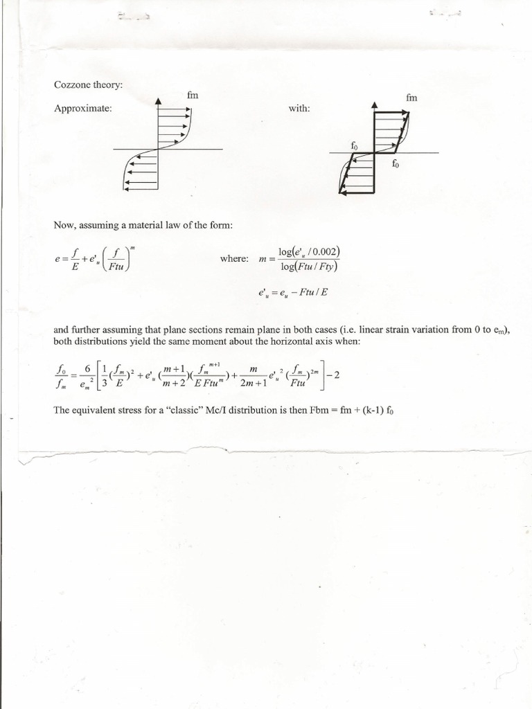 Cozzone Theory: Stress Distribution Analysis | PDF | Science & Mathematics