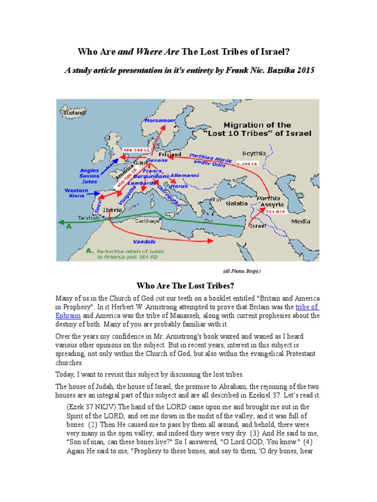 Who Are the Lost Tribes (of Israel) ? | Samaritans | Israelites