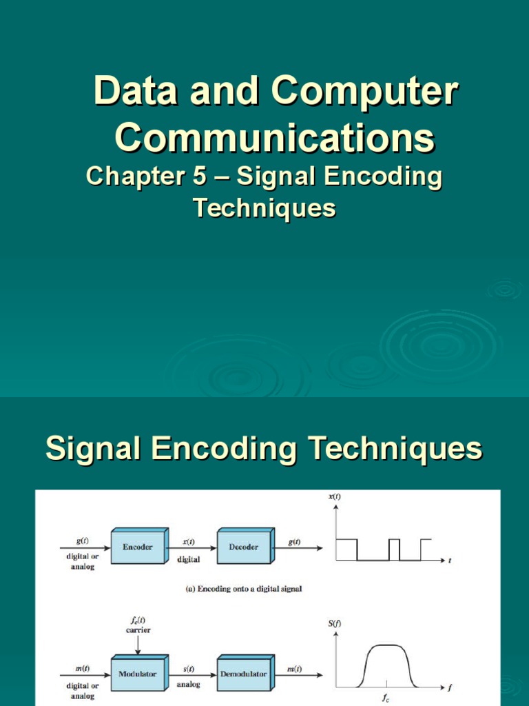 Signal Encoding Techniques | PDF | Modulation | Digital Signal