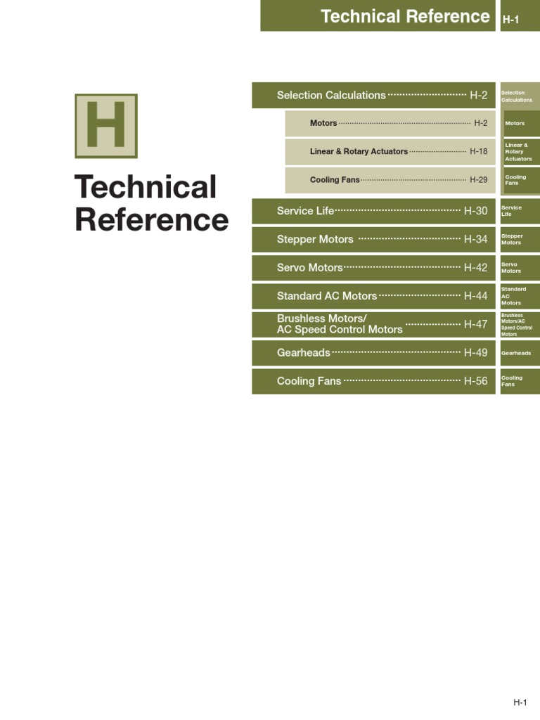 Technical Reference Overview | Transmission (Mechanics) | Torque