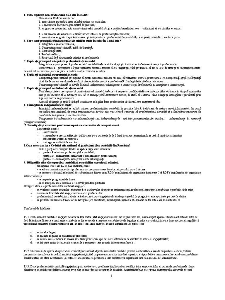 Audit 2008 Integral Ceccar | PDF