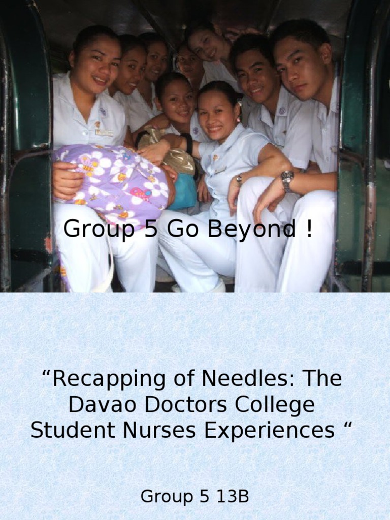 Recapping of Needles | PDF | Focus Group | Nursing