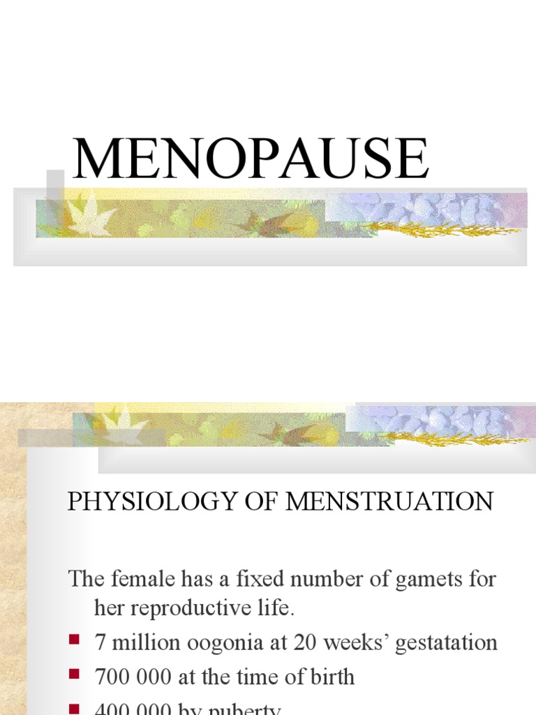 Menopause | PDF | Menopause | Estrogen