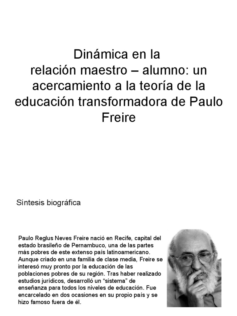 Paulo Freire - Diagramas | PDF | Dialéctico | Teoría