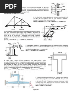 Steel Problem Set Final | PDF | Beam (Structure) | Bending