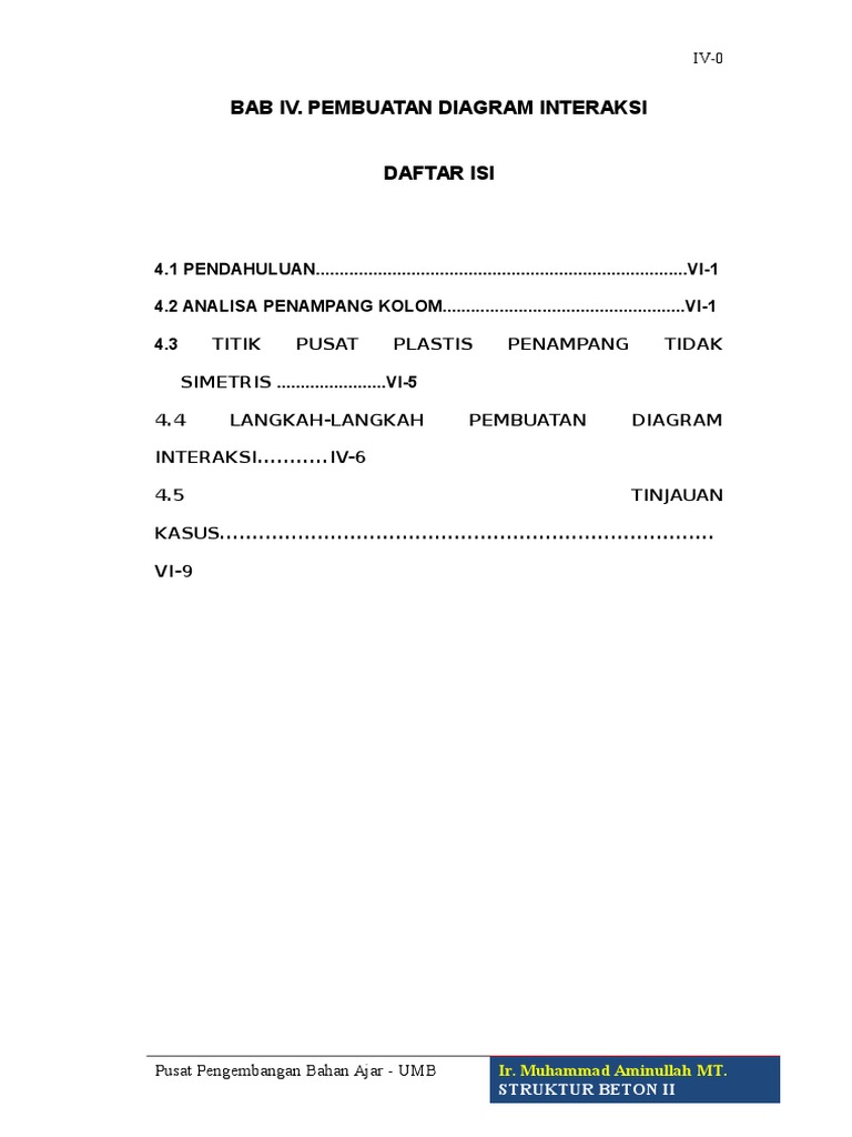 Struktur Kolom (Diagram Interaksi) | PDF