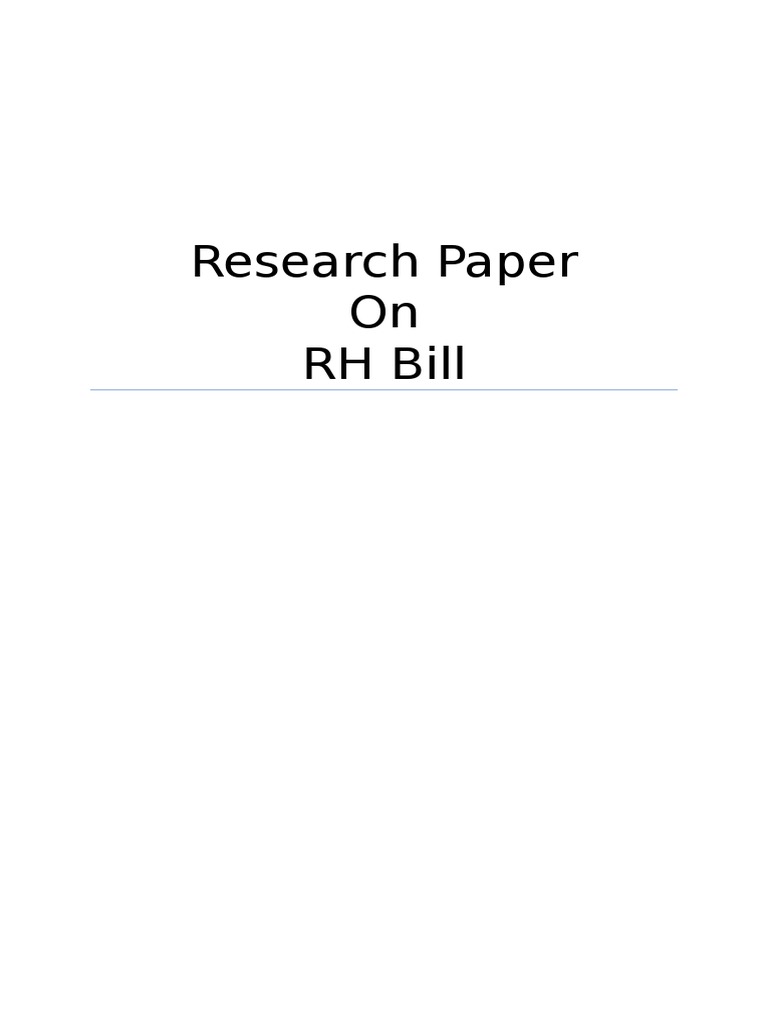 RH Bill Controversy in the Philippines | PDF | Human Reproduction ...