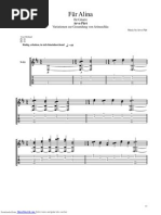 Fur Alina by Arvo Part PDF | PDF | Compositions | Instrumental Solo Pieces