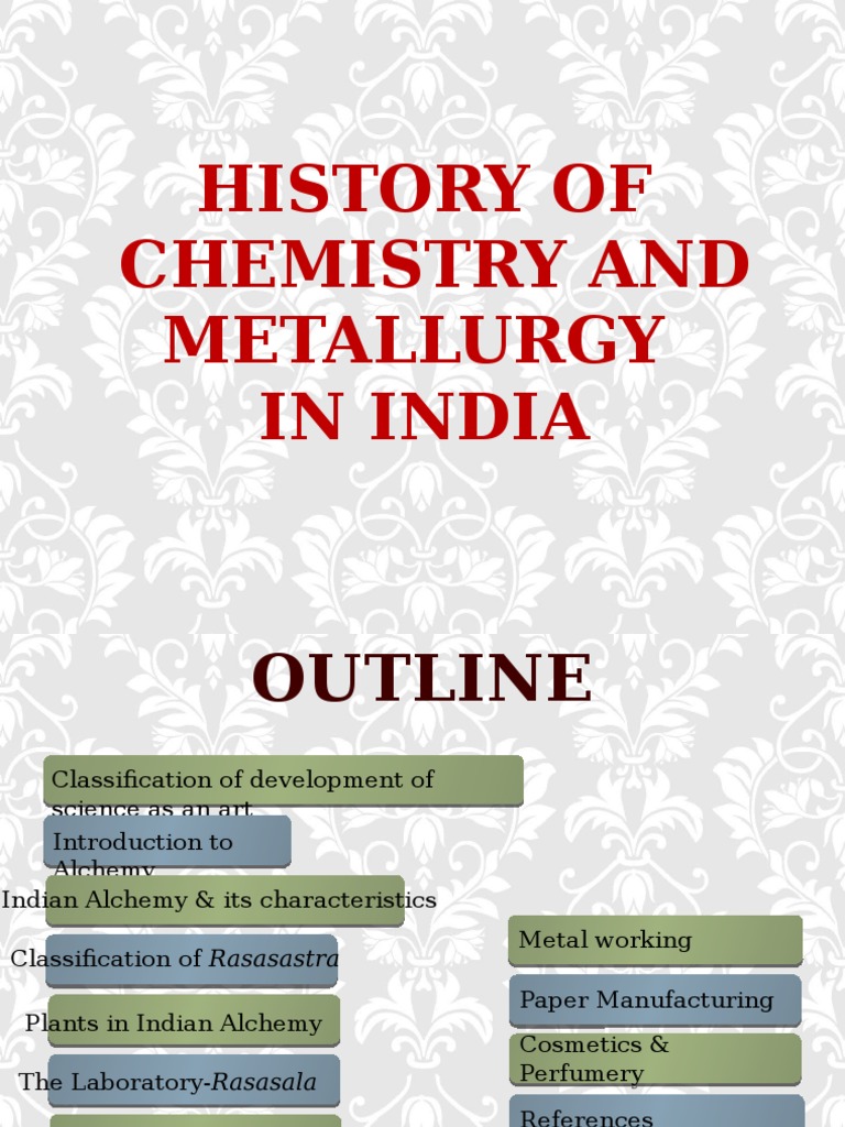 Chemistry in India | PDF | Alchemy | Metals
