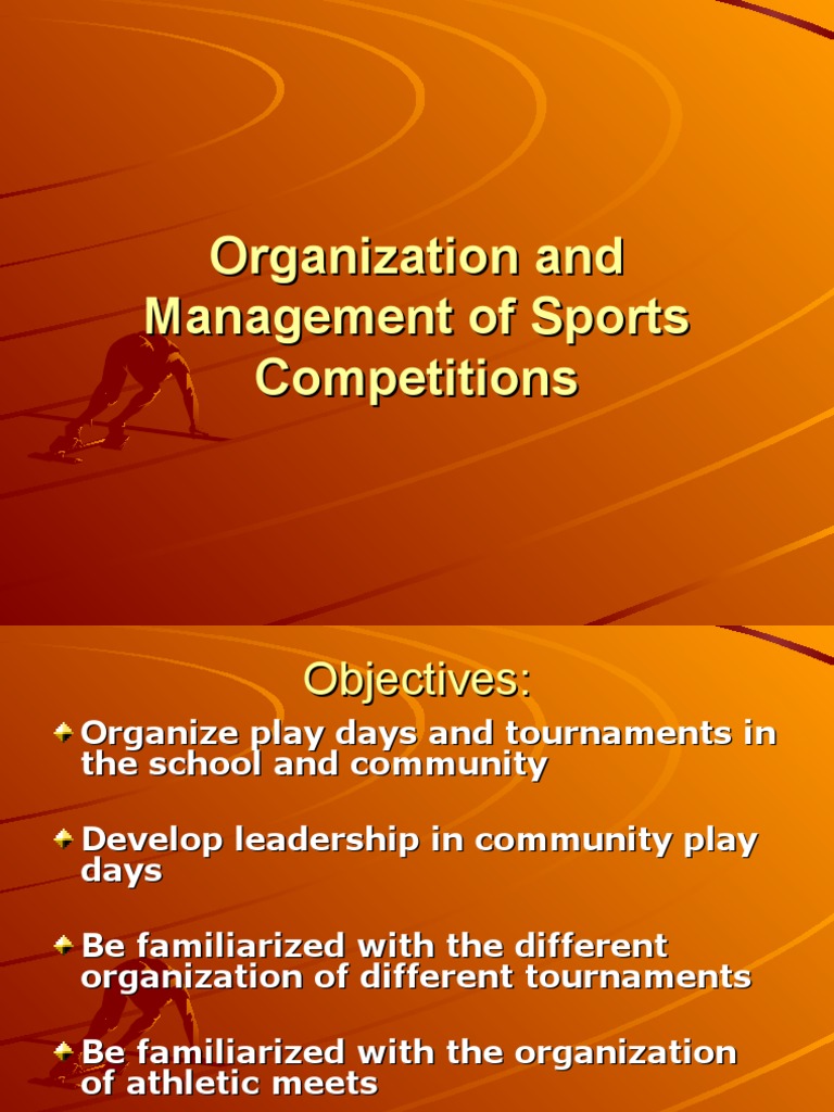 Sports Management Chapter 1 | PDF | Tournament | Sports