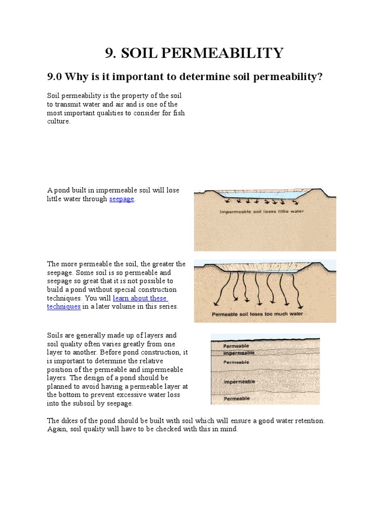 Soil Permeability