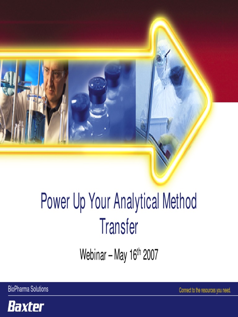 Analytical Method Transfer | PDF | Gas Chromatography | Verification ...