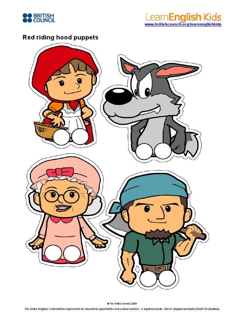 Crafts Red Riding Hood Puppets 2 | PDF | Travel