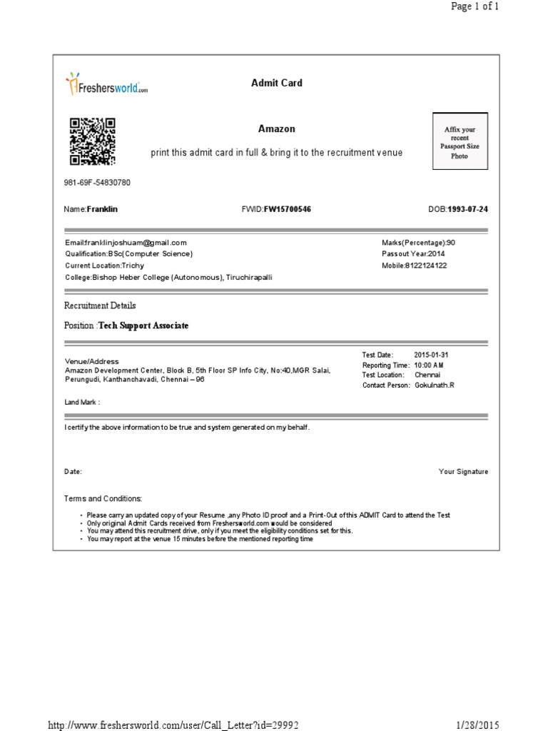 Government Interview Call Letter Guide | PDF