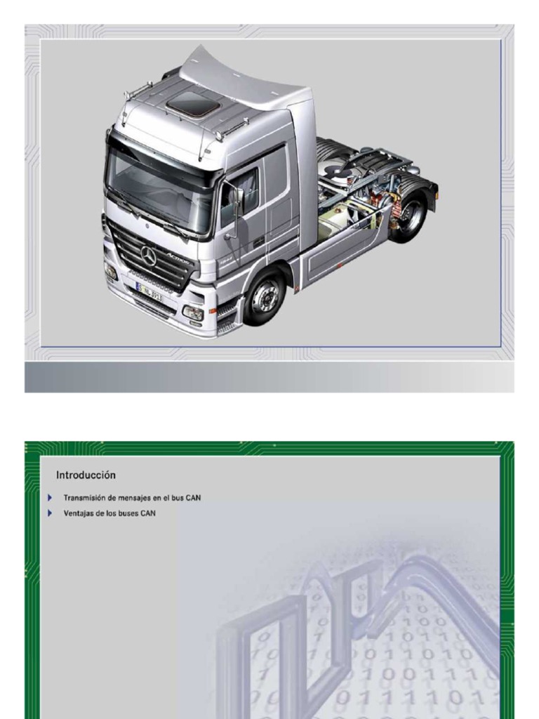Sistema CAN en Mercedes Actros 930-934 | PDF | Ingeniería Informática ...