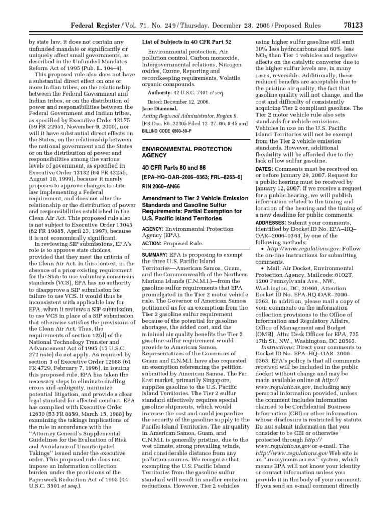 Federal Register / Vol. 71, No. 249 / Thursday, December 28, 2006 ...