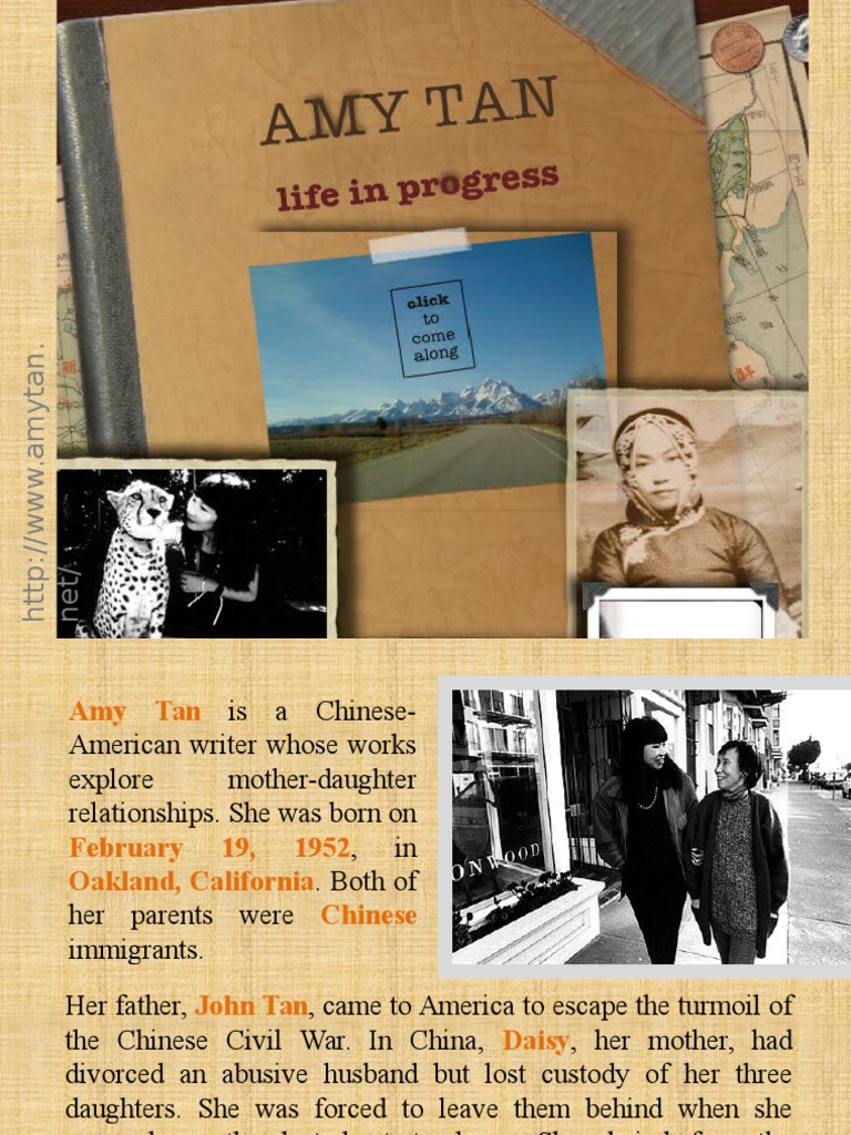 The Joy Luck Club: Exploring Mother-Daughter Relationships Through Amy ...