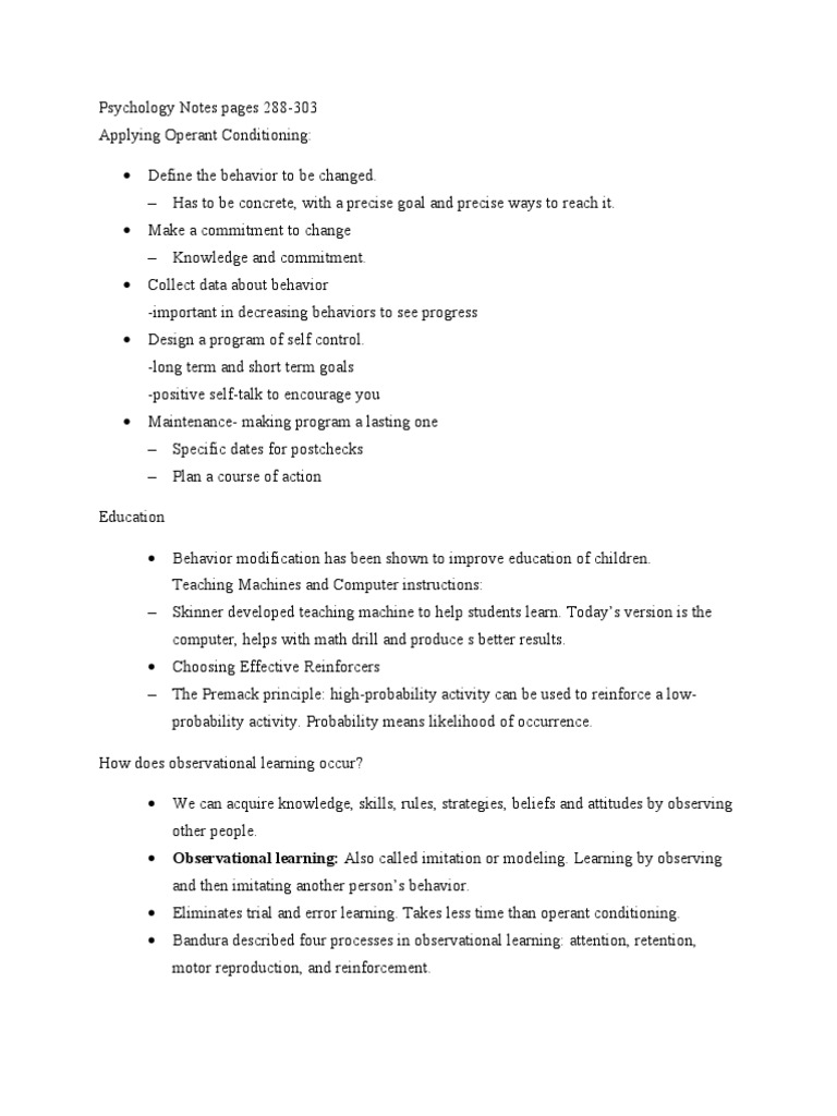 Operant Conditioning & Learning | PDF | Reinforcement | Insight