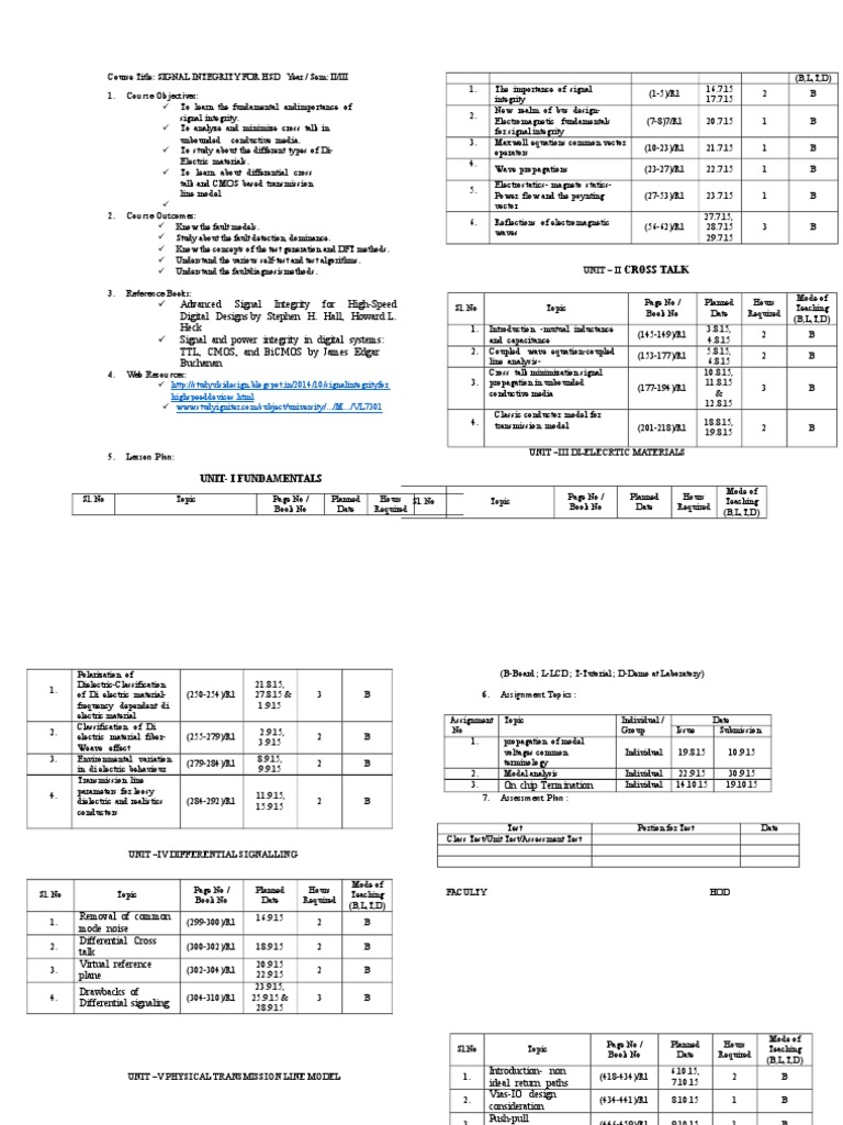 Signal Integrity For HSD | PDF | Transmission Line | Electricity