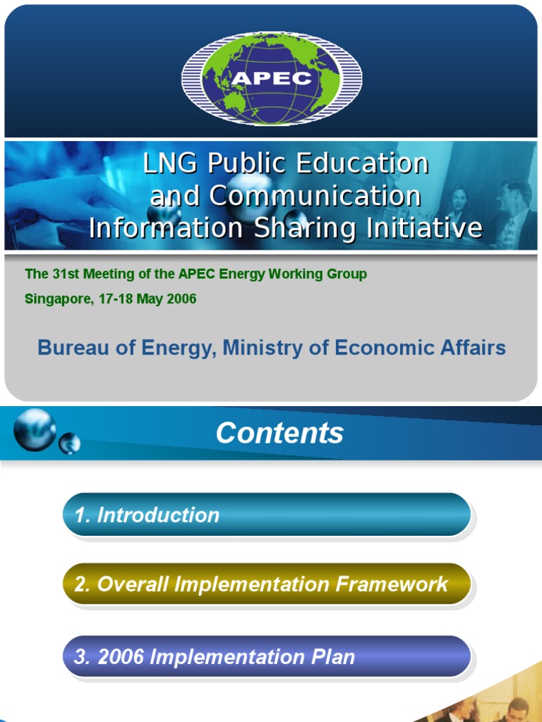 LNG Public Education and Communication Information Sharing Initiative ...
