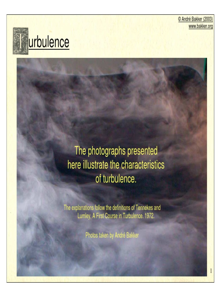 Turbulence PDF | PDF | Science & Mathematics