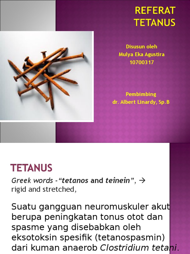 Tetanus | PDF