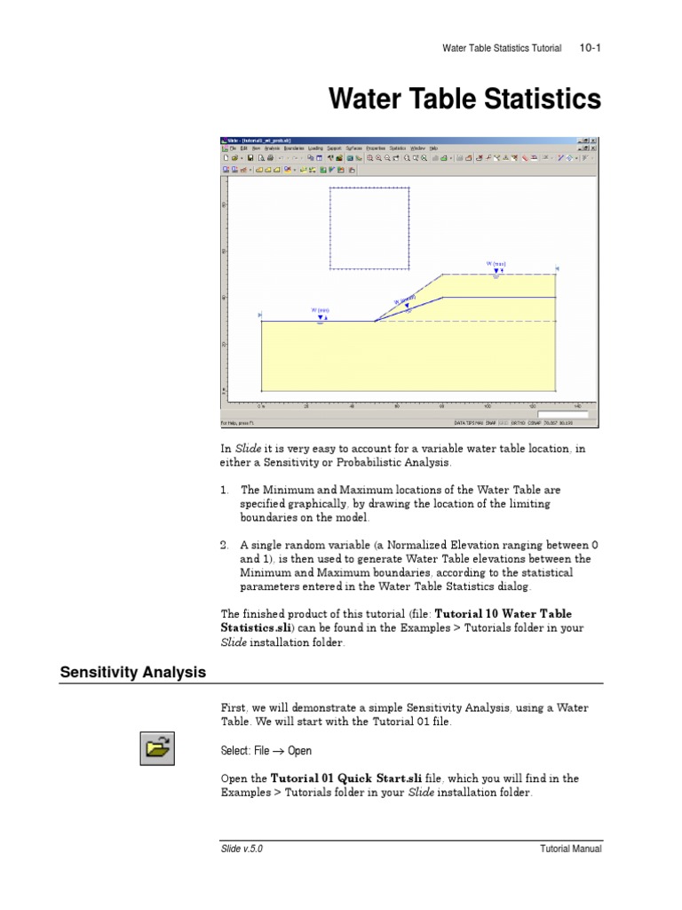 10 Tutorial 10 Water Table Statistics | PDF | Standard Deviation ...
