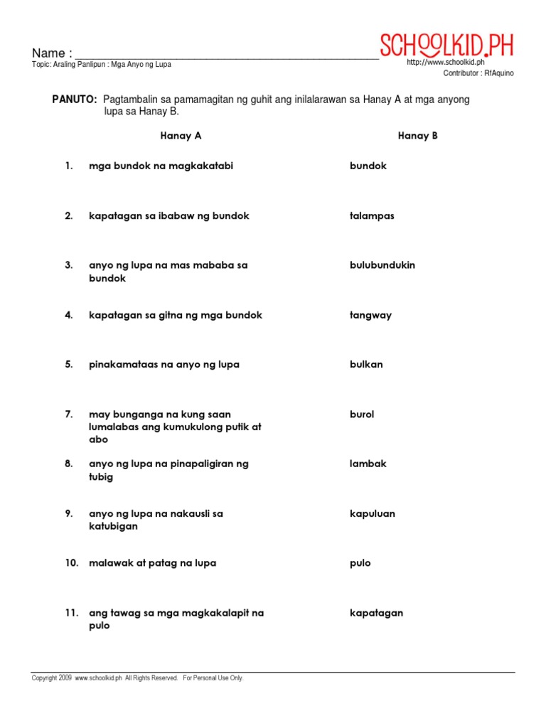 Araling Panlipunan Module (Quarter 4) Grade Modules, 59% OFF