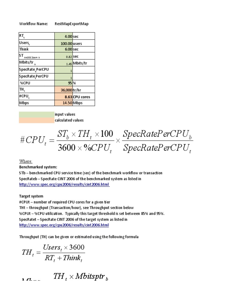 Capacity Calculator | PDF