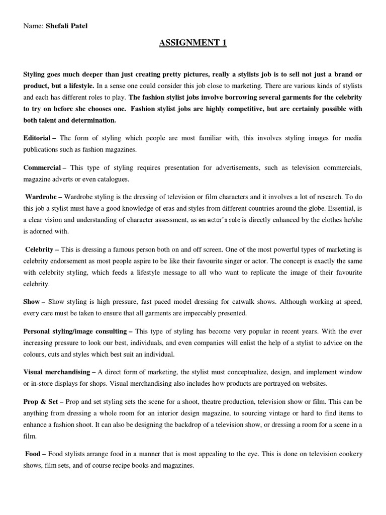 Introduction to Fashion Styling | Fashion | Fashion & Beauty