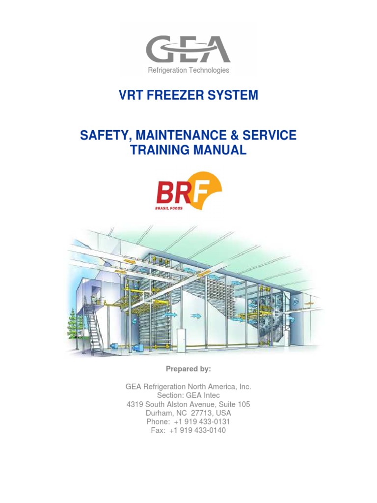 VRT Safety Maint Training Service Manual Brasil Foods PDF | PDF ...