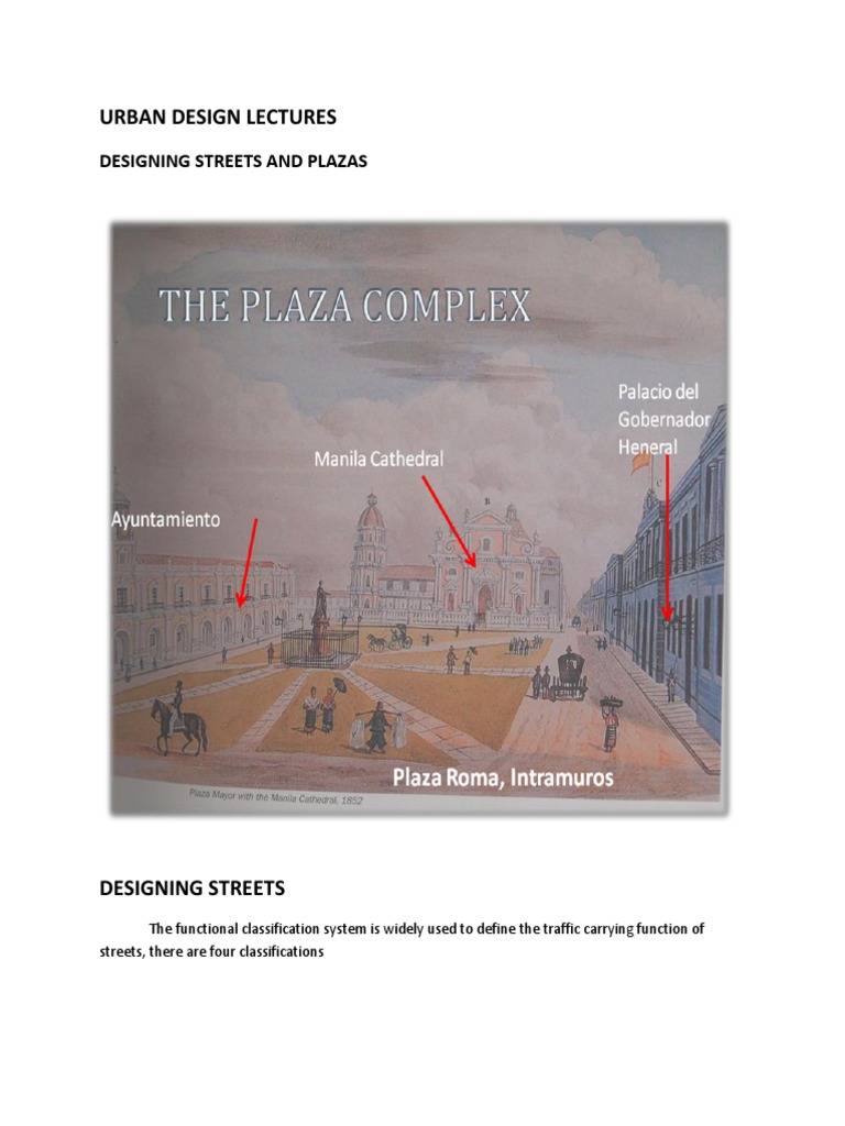 Urban Design Lectures | PDF | Street | Traffic