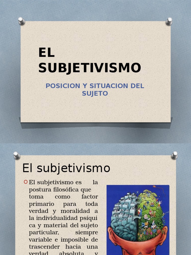 El Subjetivismo | René Descartes | Verdad