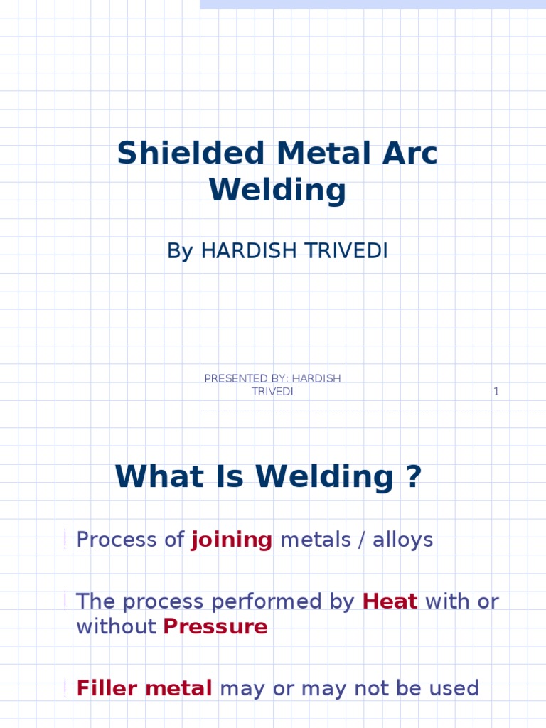 Shielded Metal Arc Welding | PDF | Welding | Construction