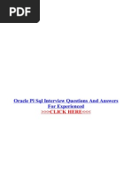 500 Oracle Interview Questions and Answers - Oracle FAQ PDF | PDF | Pl ...
