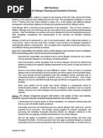 4 Sample Allergen Control Program Template | PDF | Foods | Food And Drink