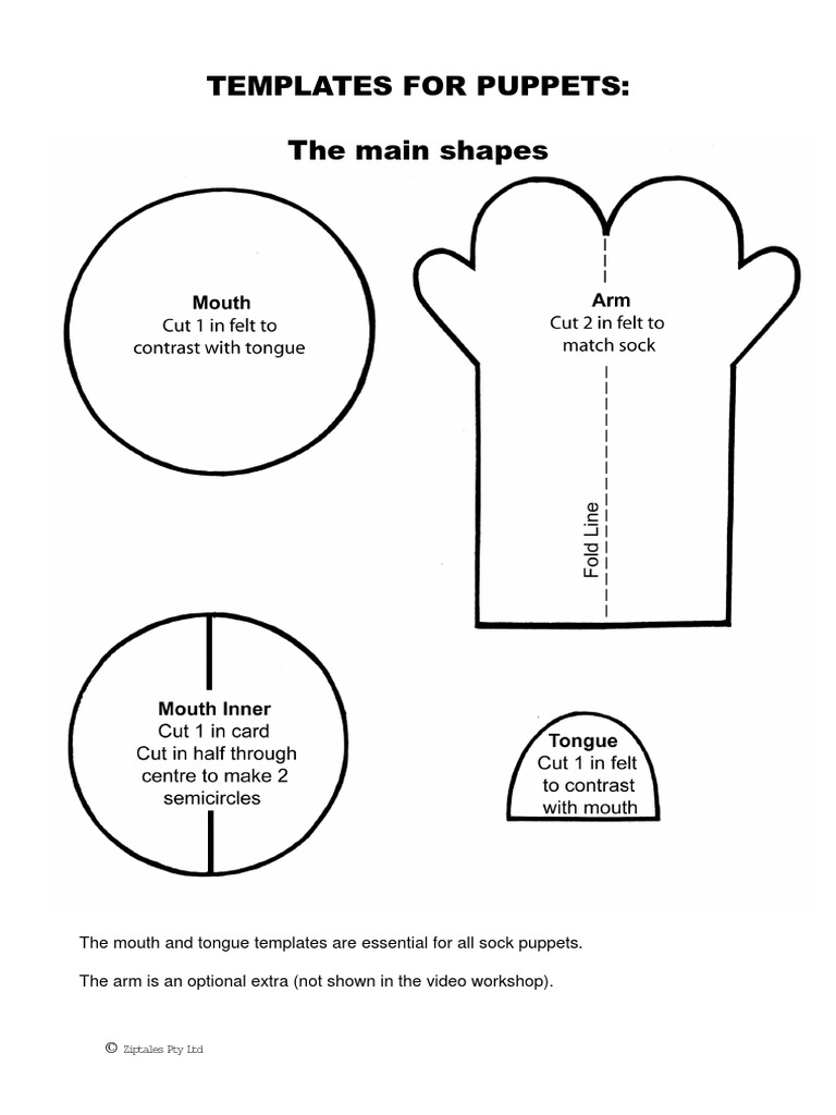 Puppet Templates | PDF | Puppets | Knitting