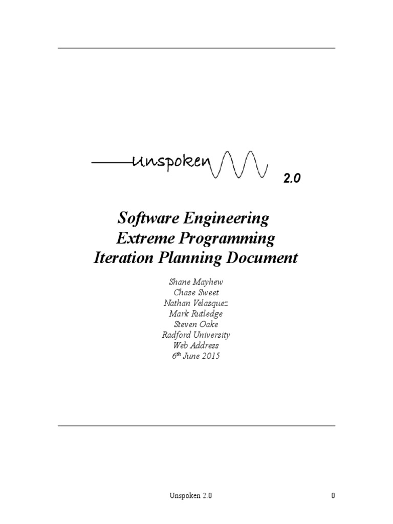 Iteration Planning Document Version 4 | PDF | Tab (Gui) | Application ...