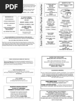 Order of Mass: English Text Guide | PDF | Mass (Liturgy) | God The Father